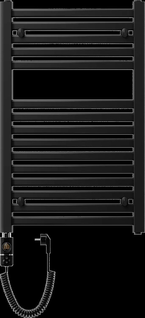 Mexen Helios, elektrické topné těleso 800 x 500 mm, 600 W, černá, W103-0800-500-2600-70