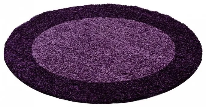 Vopi | Kusový koberec Life Shaggy 1503 lila - 100 x 200 cm