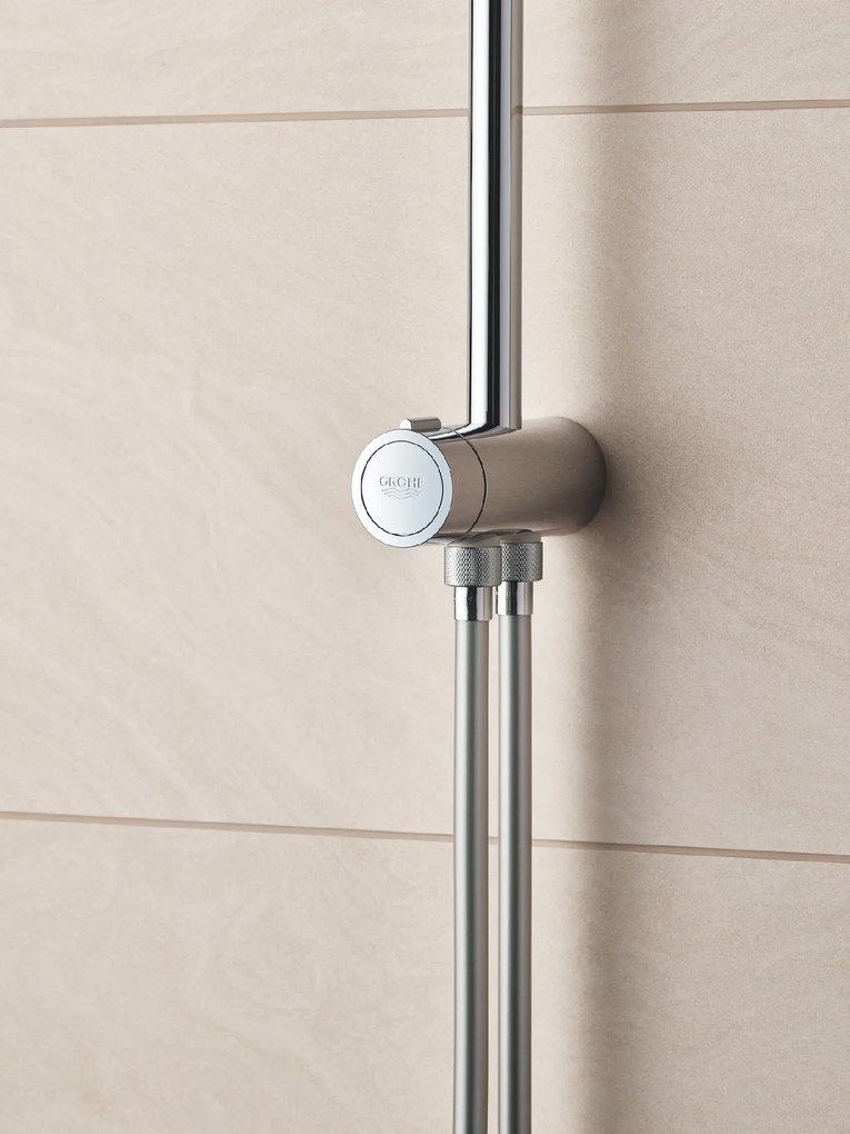 GROHE Vitalio Start System 250 Cube - Nástěnný flex sprchový systém s přepínačem, chrom 26698000