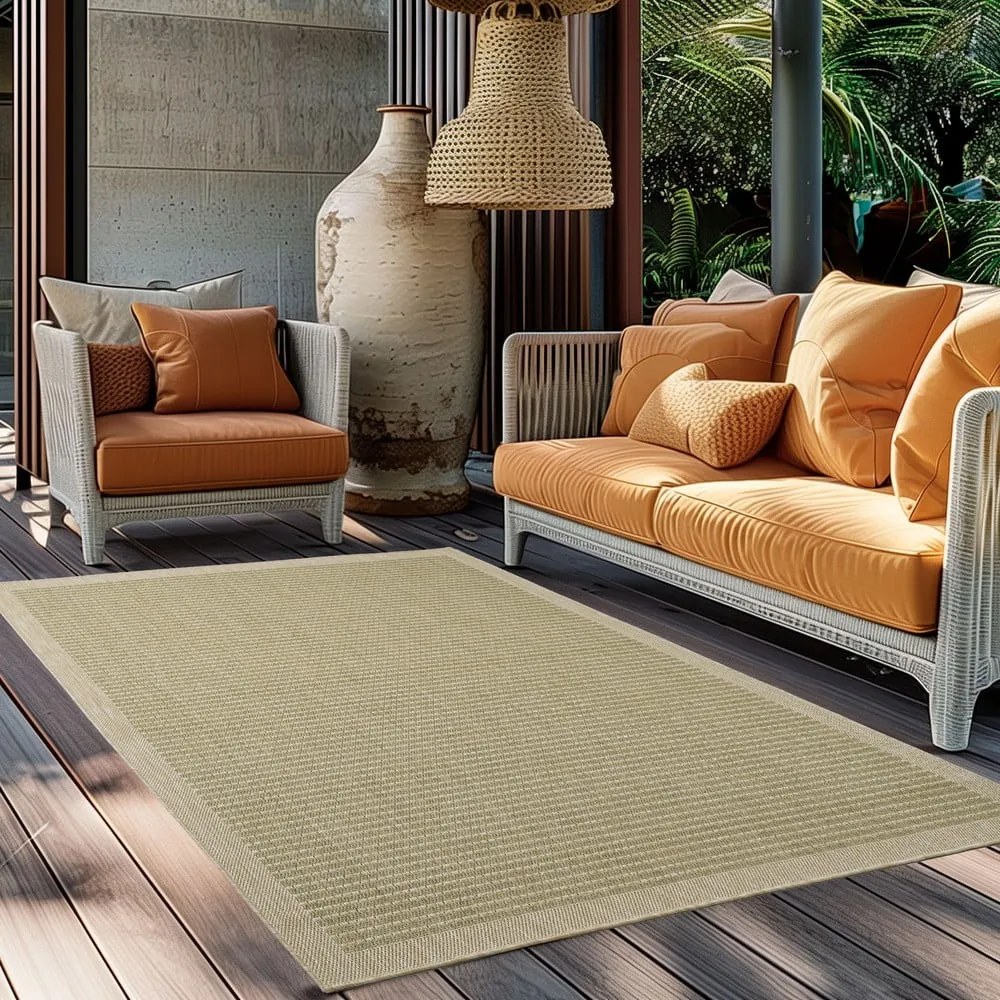 Khaki vnitřní a venkovní koberec 200x290 cm Giza 1410 – Ayyildiz Carpets