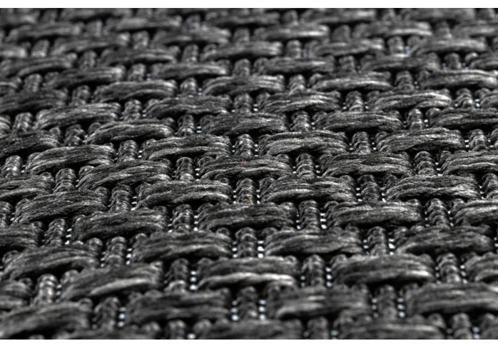 Kusový koberec Decra černý atyp 80x200cm
