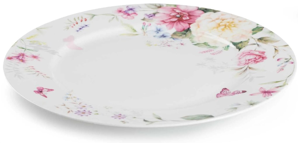 Porcelánový talíř Delicate Flowers, (fi) 27 cm, květiny