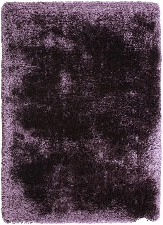 Kusový koberec jednobarevný Shaggy Plush Purple fialový Rozměr: 120x170 cm