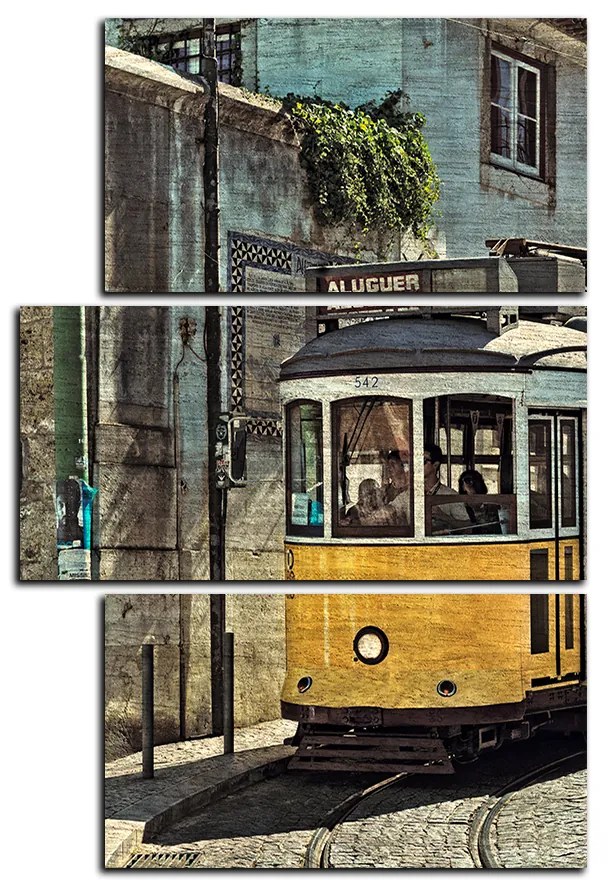 Obraz na plátně - Historická tramvaj  - obdélník 7121C (105x70 cm)