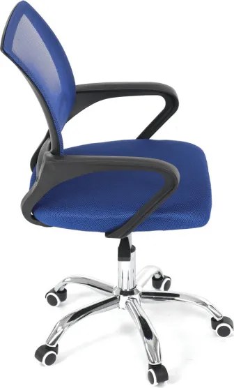 Dětská otočná židle modrá KA-L103 BLUE