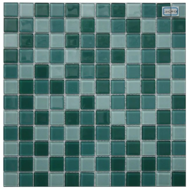 Maxwhite L23 plus L24 plus L25 Mozaika skleněná zelená a zelená světlá 29,7x29,7cm