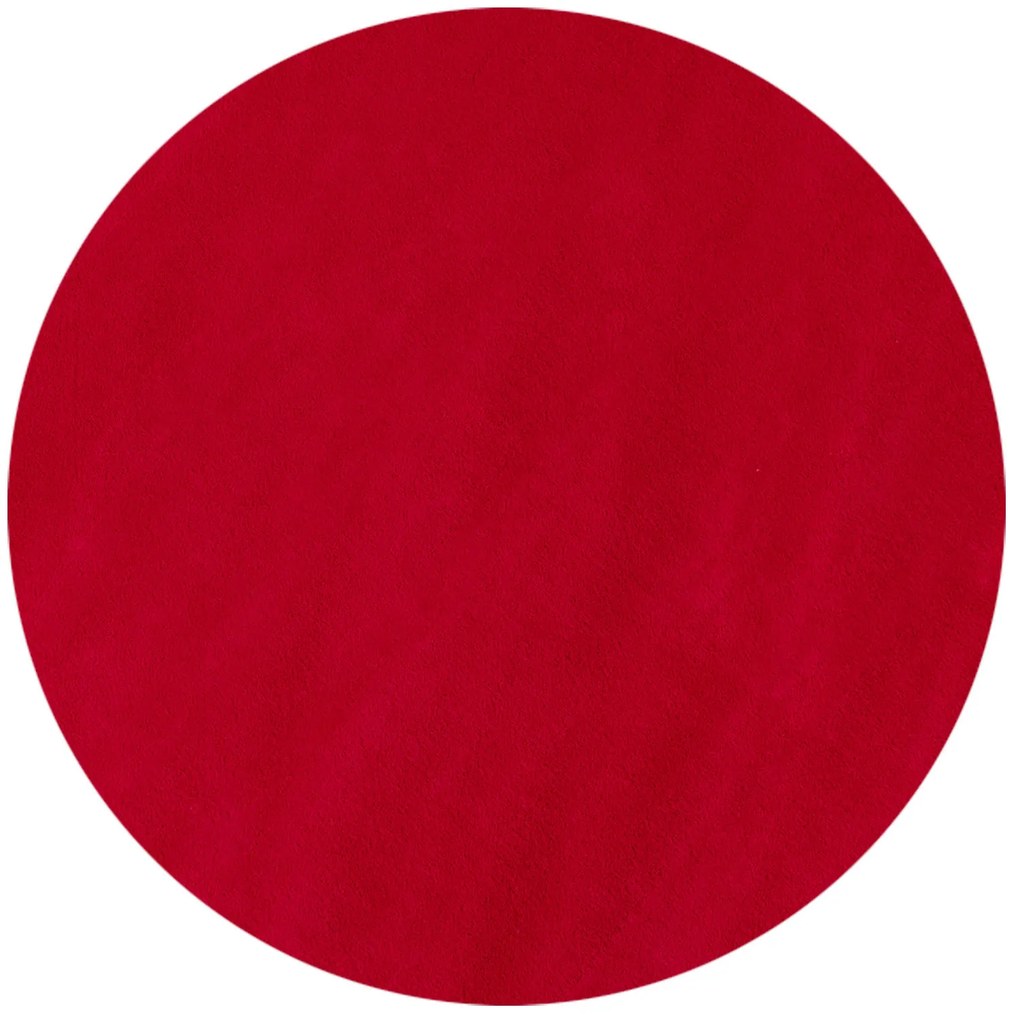 Ayyildiz, Kusový koberec Sky 5400 Red kruh, 200x200 (průměr) kruh, červená, obývací pokoj