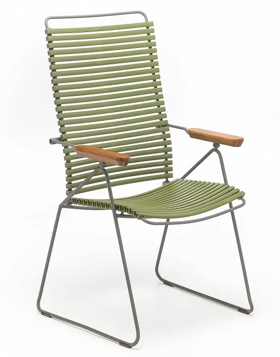 Houe Denmark - Polohovatelná židle CLICK, olivově zelená