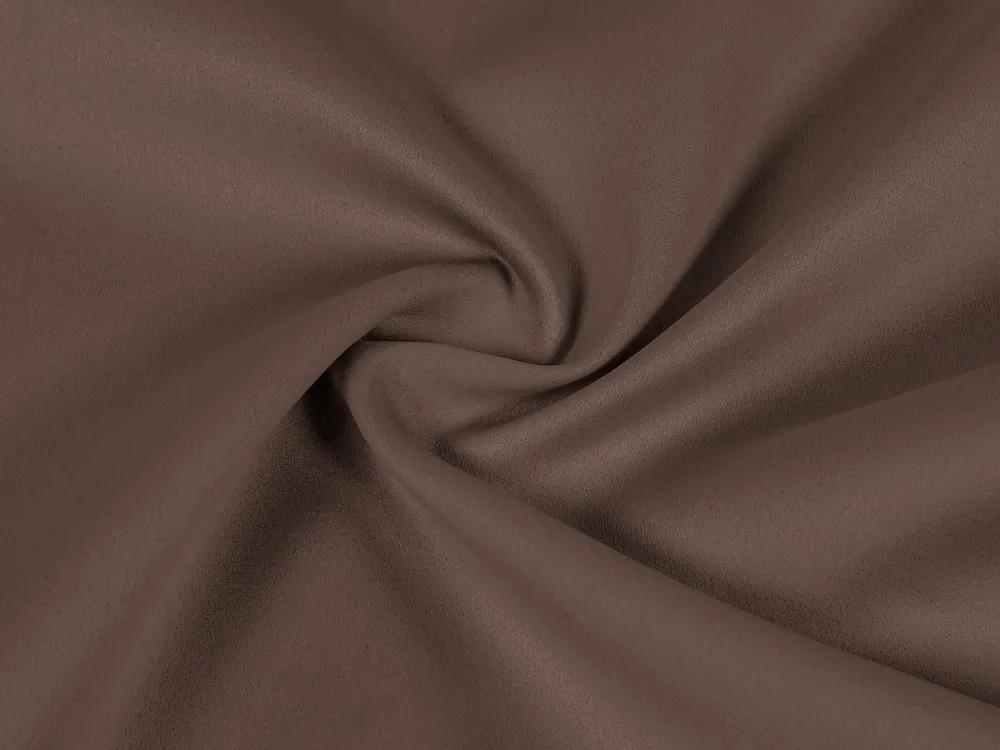 Biante Dekorační povlak na polštář s lemem BKS-409 Čokoládově hnědý 45 x 45 cm