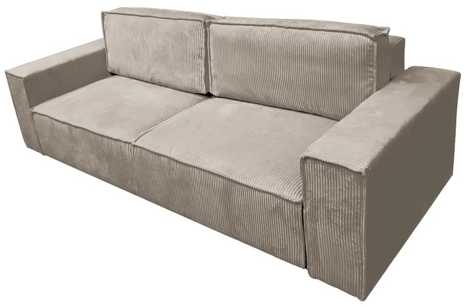 Kondela Rozkládací pohovka, šedobéžová Taupe, HARPERA BIG SOFA