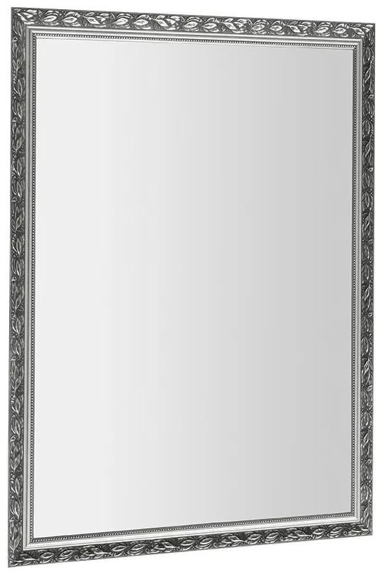 Sapho MELISSA (DAHLIA) zrcadlo v dřevěném rámu 672x872mm, stříbrná II. jakost