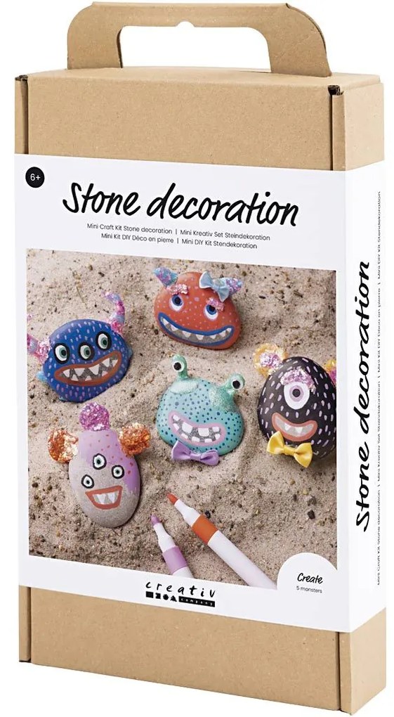 Creativ Company Kreativní sada Craft Kit Stone Decoration Monster