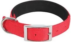 Zolux S.A.S. Obojek pes SOFT nylon 25mm/55cm červená Zolux