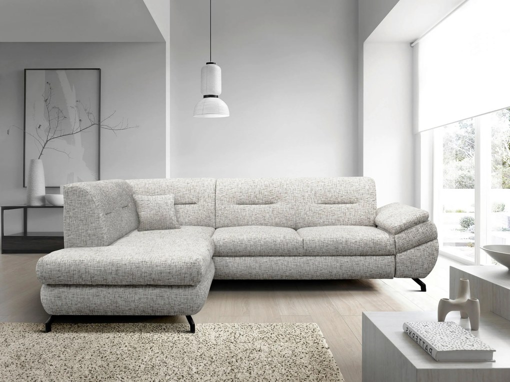XXXLutz ROHOVÁ SEDAČKA, textil, béžová MID.YOU - Sedací soupravy - 001574006901