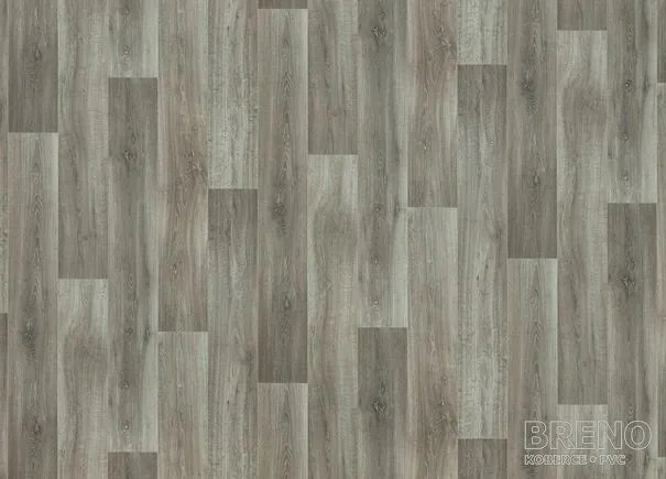 Breno PVC XTREME Lime Oak 976M – tmavě šedé dřevo, šíře 400 cm