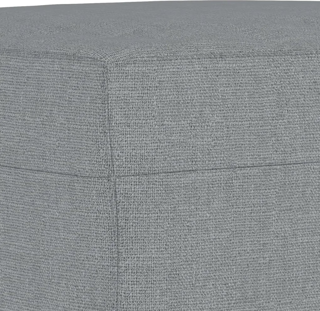 3dílná sedací souprava s poduškami světle šedá textil 3202126