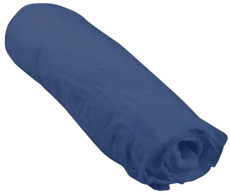 Napínací mušelínové dětské prostěradlo do postýlky 60x120 cm – Bébé Douceur