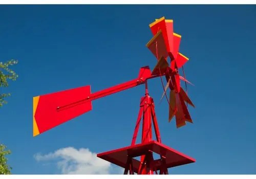 Tuin Větrný mlýn červený, 245 cm
