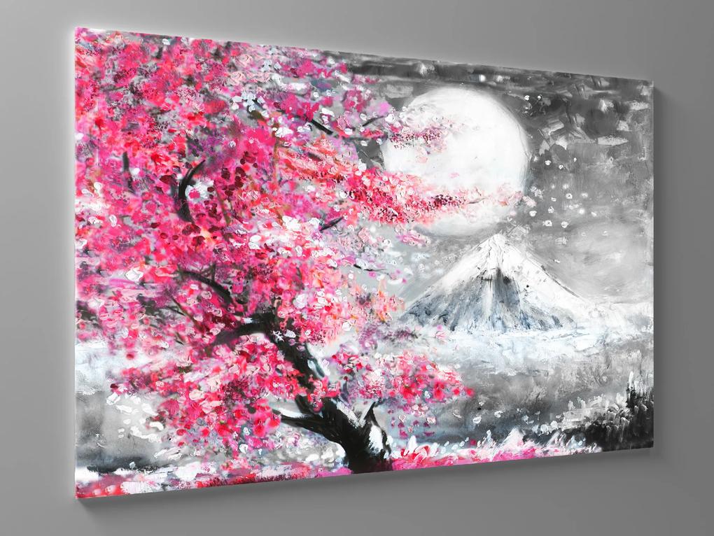 Liox Obraz malba sakury Japonsko Rozměr: 150 x 100 cm | BIANO
