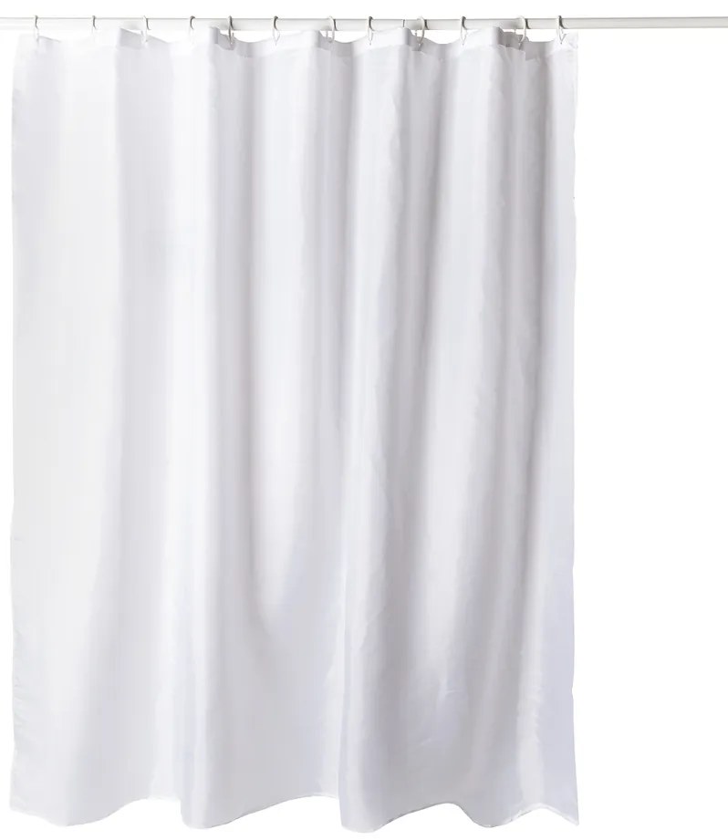 Koopman Sprchový závěs bílá, 180 x 180 cm