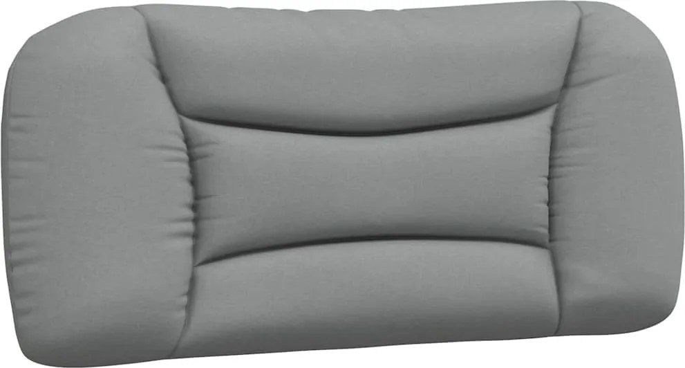 Postel s matrací Hvar světle šedá 90 x 190 cm textil 3208499
