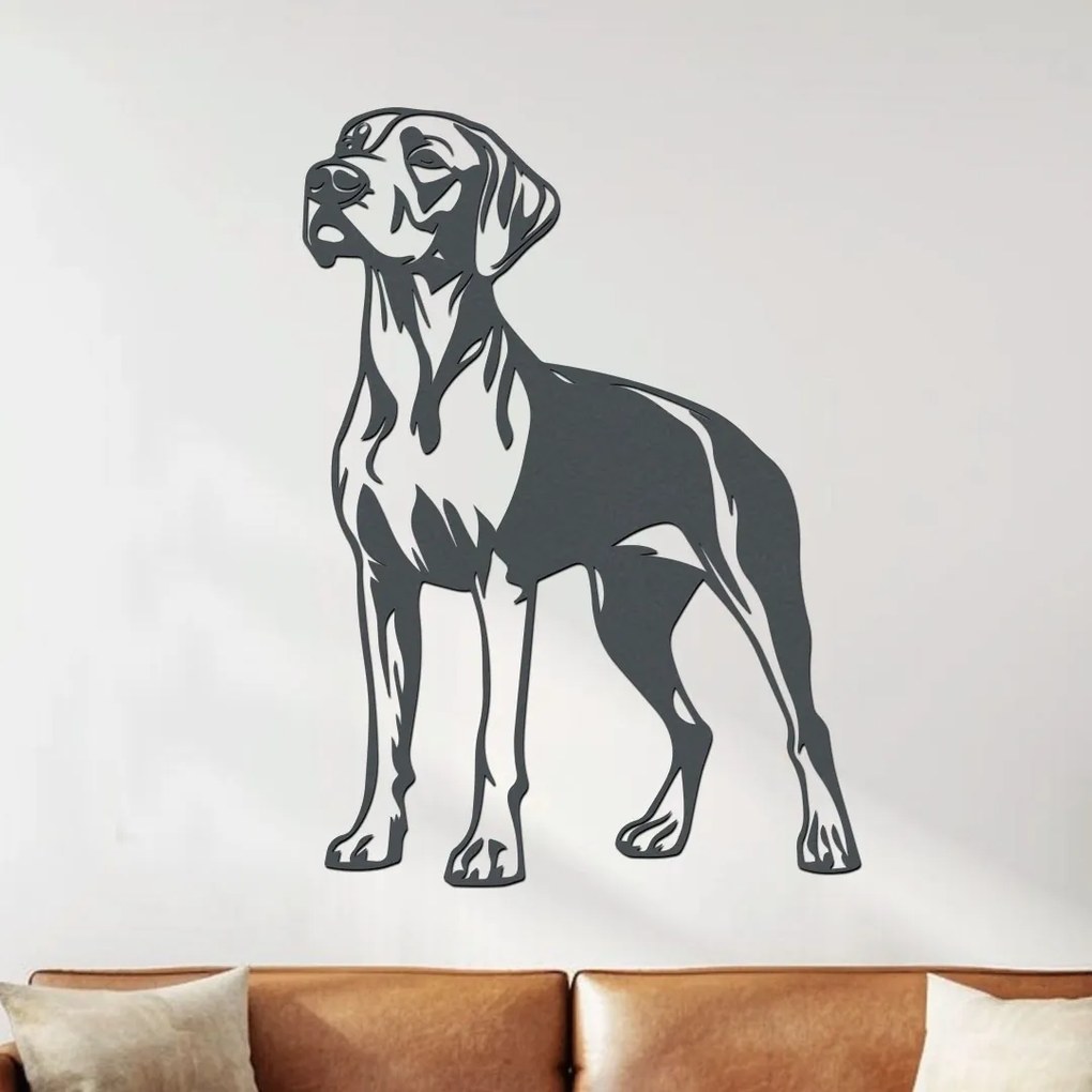 dřevo života Dřevěný obraz Anglický Pointer Zvolte rozměr (cm): 43x60, Zvolte barvu dekoru: Javor