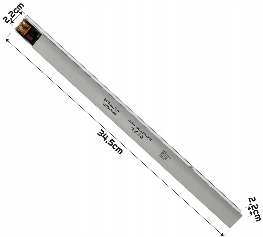BERGE Zdroj pro LED nábytek ultra slim 24V - 100W - 4,17A - IP20
