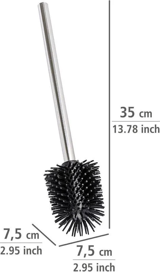 Samočisticí záchodová štětka, černá WENKO