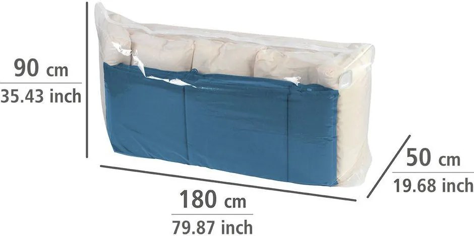 Univerzální vakuový vak CUBE XXL - 90 x 150 x 50 cm, WENKO