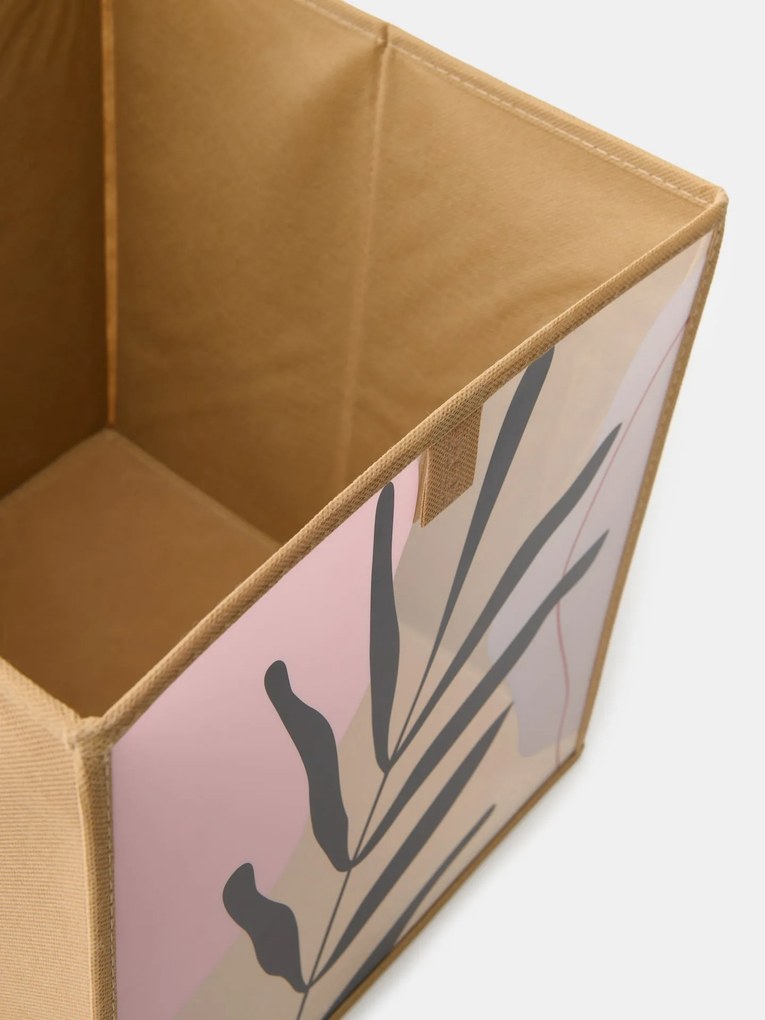 Sinsay - Skládací úložný box s rostlinným motivem - vícebarevná