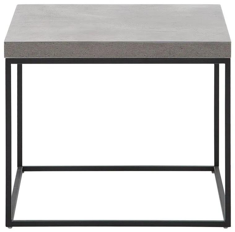 Příruční stolek DELAND (betonový top) (šedá). 1018598