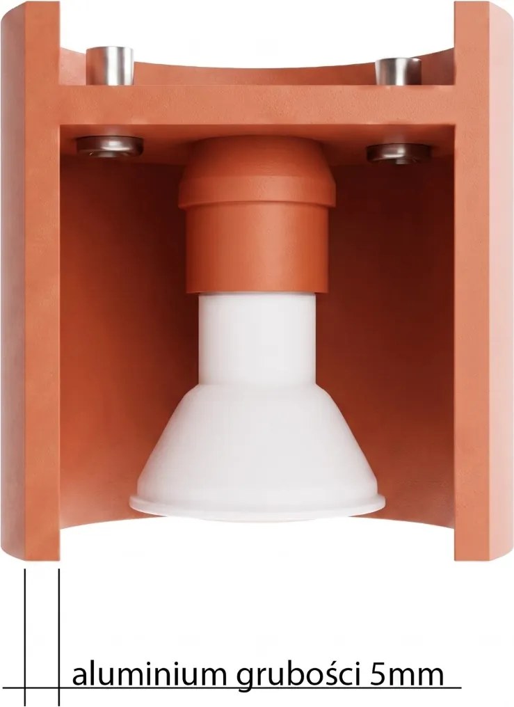 Sollux Lighting Stropní svítidlo ORBIS 1 okrově červené