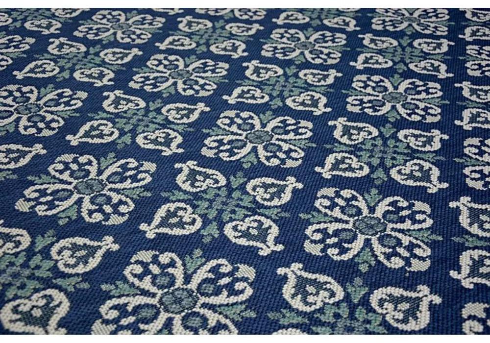 Kusový koberec Mazi modrý 140x200cm