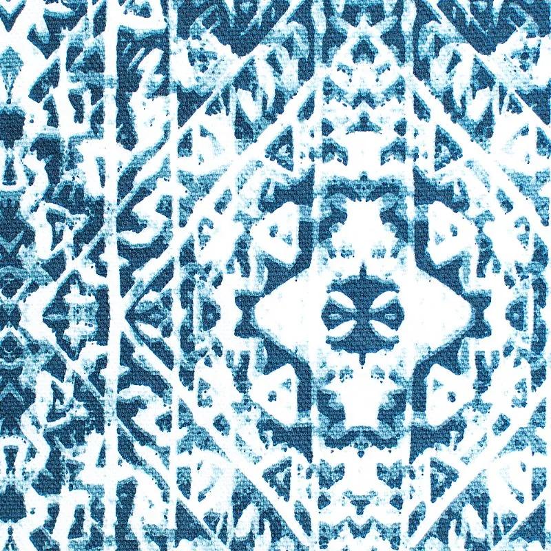 SCANquilt povlak NORD batika bílomodrá 45 x 45 cm