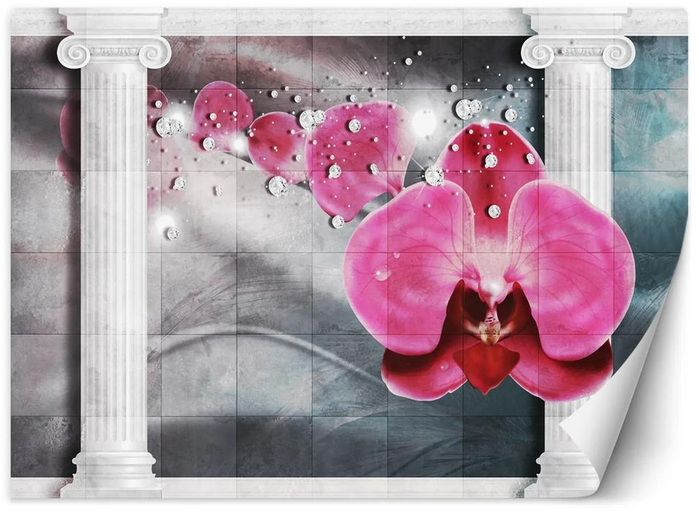 Gario Fototapeta Růžová orchidej květina Materiál: Vliesová, Rozměry: 200 x 140 cm