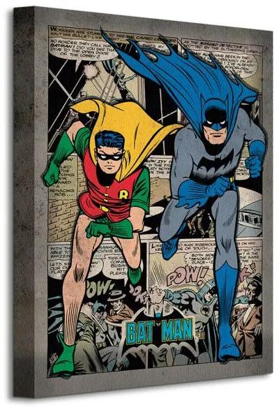 Obraz na plátně DC Comics Batman (Comic Montage) 30x40cm WDC92399