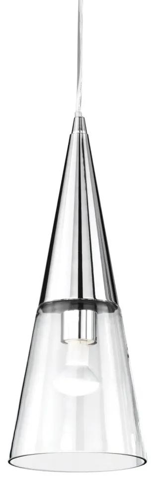 Závěsné svítidlo Ideal Lux Cono SP1 cromo 017440 chromové 15cm