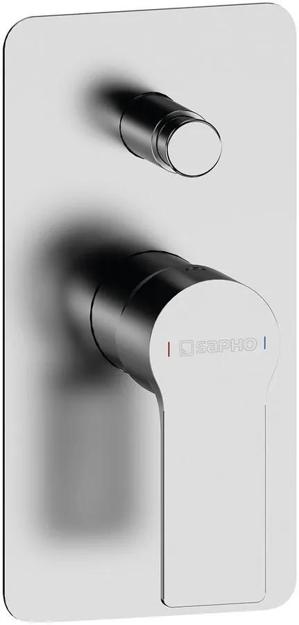 Sapho Sapho PAX podomítková sprchová baterie, 2 výstupy, chrom