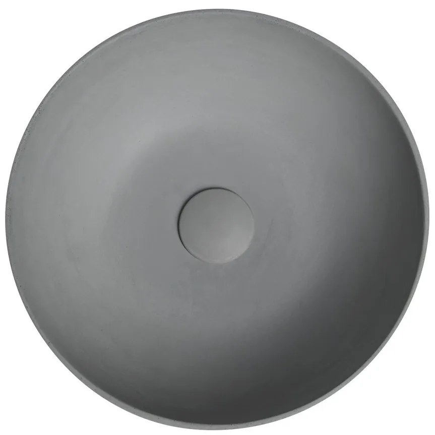Sapho Sapho, FORMIGO betonové umyvadlo na desku, primer 39cm, šedá, FG317