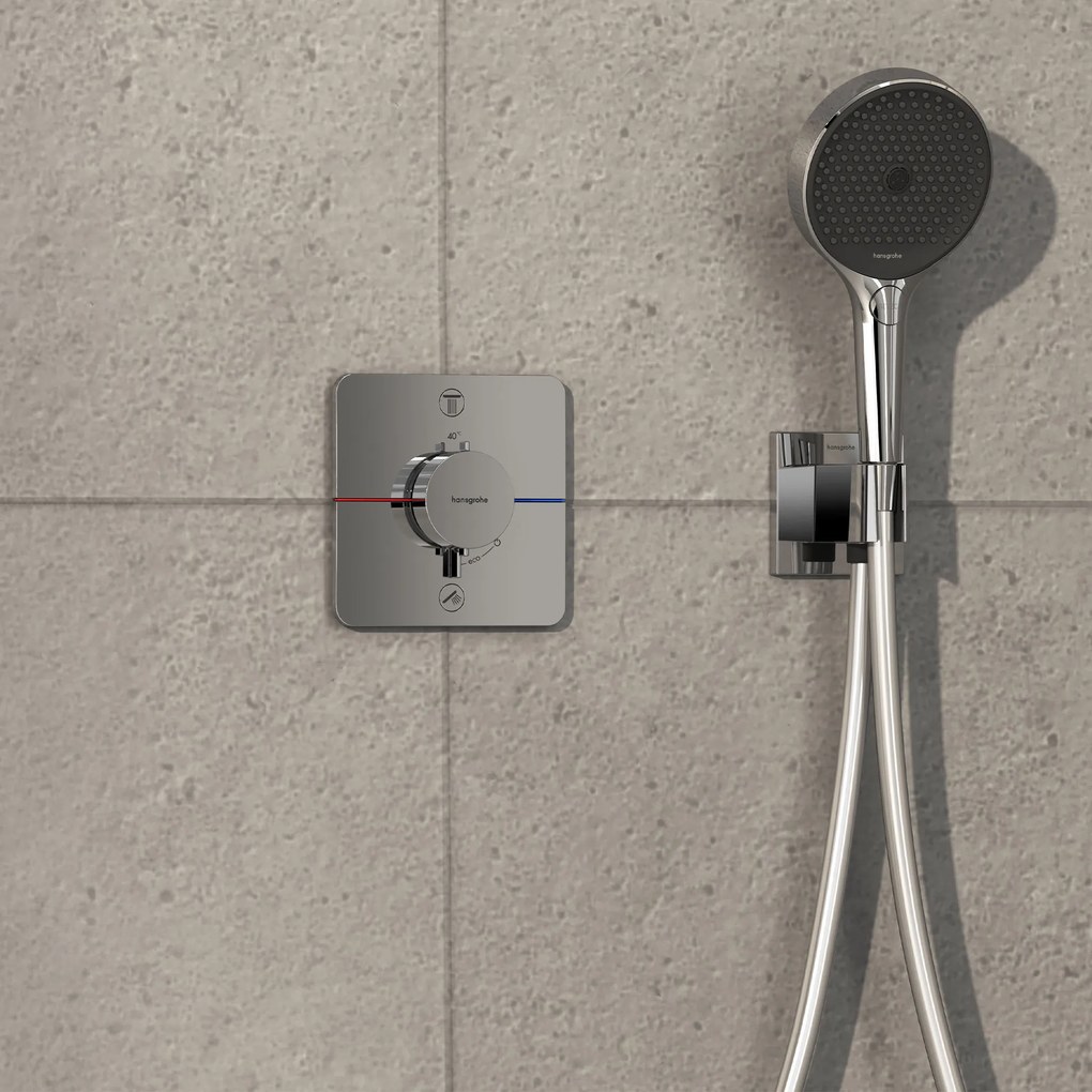 Hansgrohe ShowerSelect Comfort Q, termostat pod omítku pro 2 spotřebiče, chromová, HAN-15583000