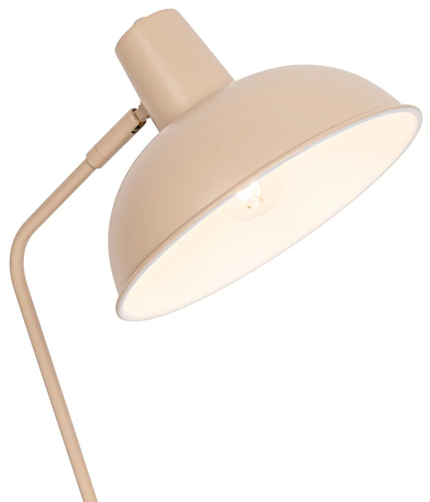 Retro stolní lampa béžová - Milou