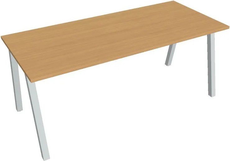 Kancelářský stůl jednací Hobis UJA 1800, deskaakát, černá černá