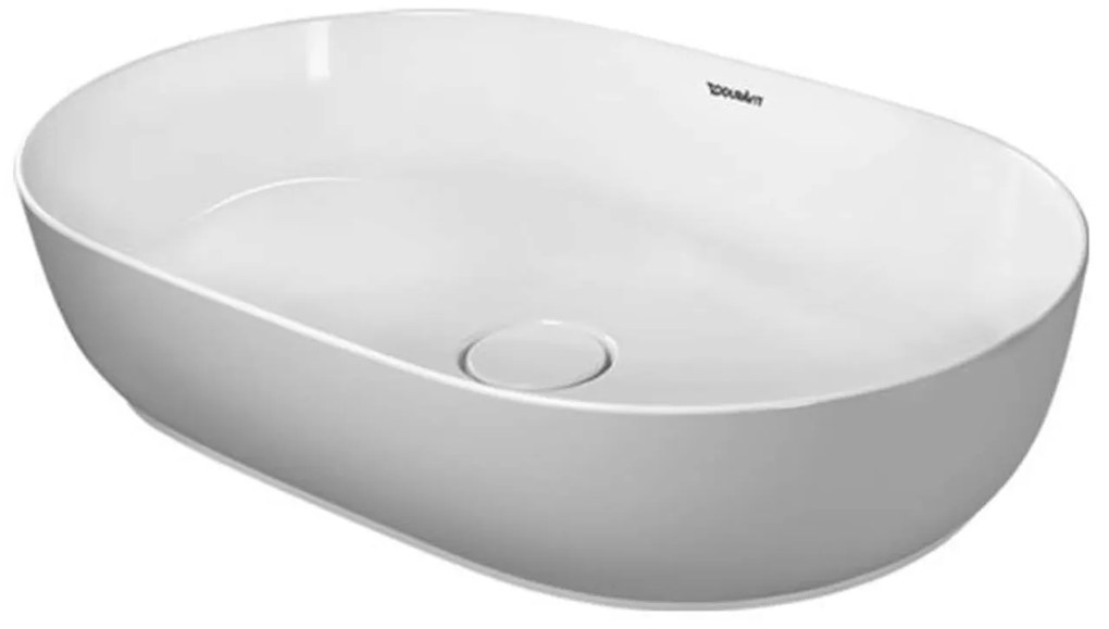 Duravit Luv - Umyvadlo na desku, 60x40 cm, bez přepadu, WonderGliss, bílá 03796000001