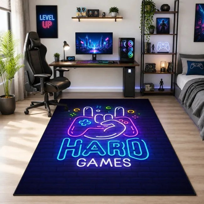 Protiskluzový herní koberec Hard Games