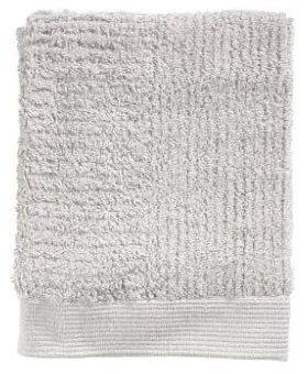 Světle šedý ručník ze 100% bavlny Zone Classic, 50 x 70 cm