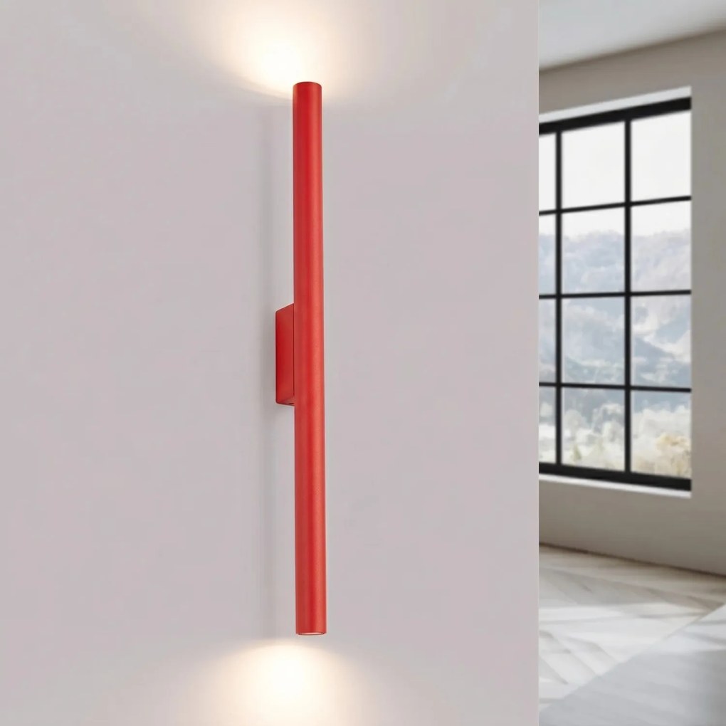 Sollux Lighting Nástěnné svítidlo PASTELO 2 červené