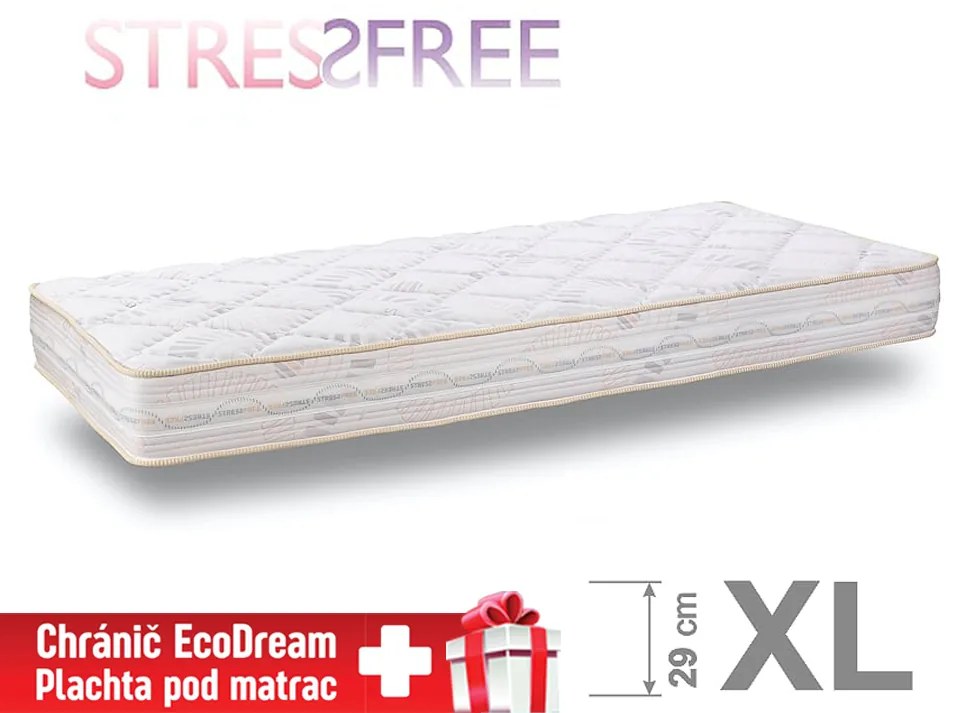 Matrace stressfree XL z paměťové pěny DreamBed - 180x190cm