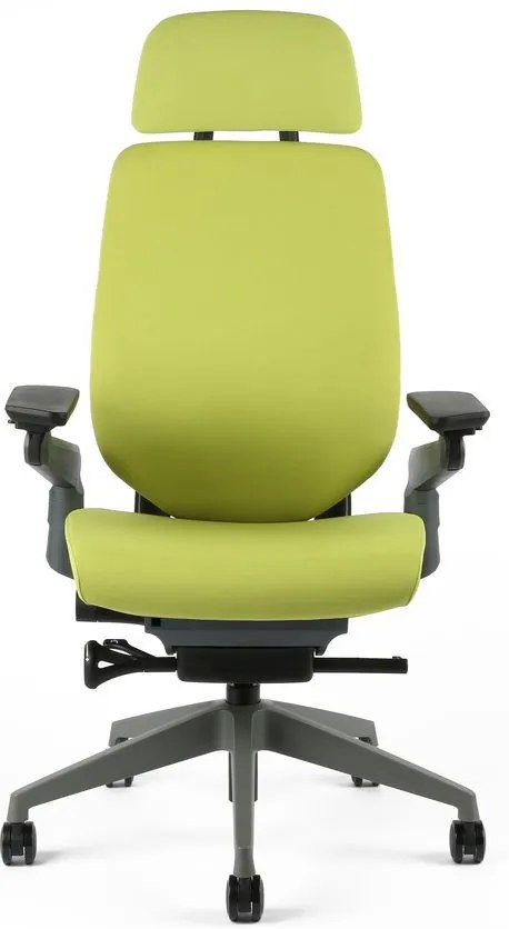 Office Pro Kancelářská ergonomická židle Office Pro KARME — více barev, s podhlavníkem a područkami Modrá F03