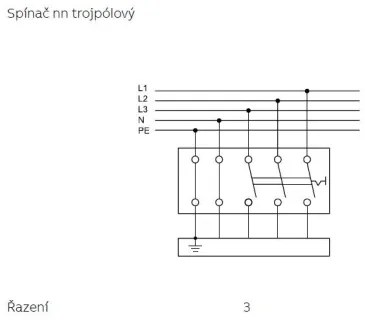 ABB vypínač páčkový 34253-10 černá 16A 400V