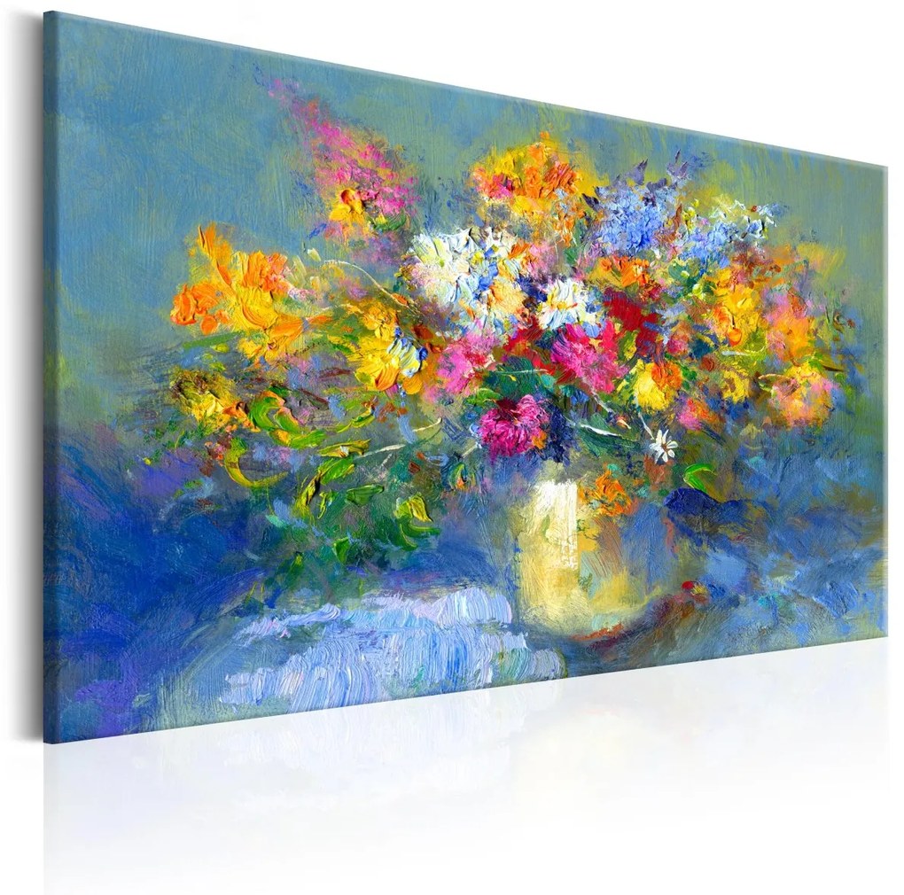 Ručně malovaný obraz -  Autumn Bouquet - 90x60